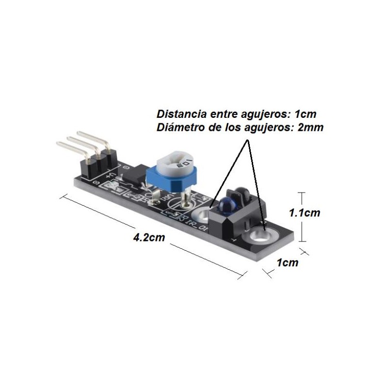 MODULO TCRT5000 SENSOR PARA ROBOT SEGUIDOR DE LINEA