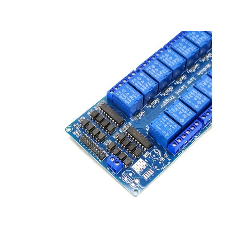 MODULO RELE 16 CANALES 5V OPTOACOPLADO