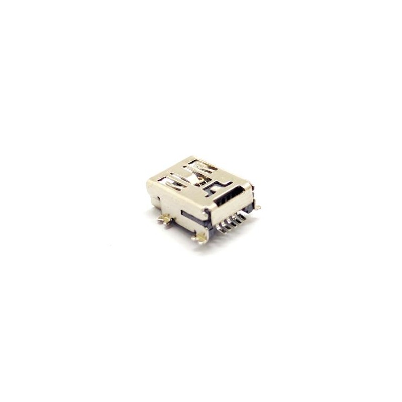 CONECTOR MINI USB SMD TIPO B PARA PCB 5 PINES HEMBRA