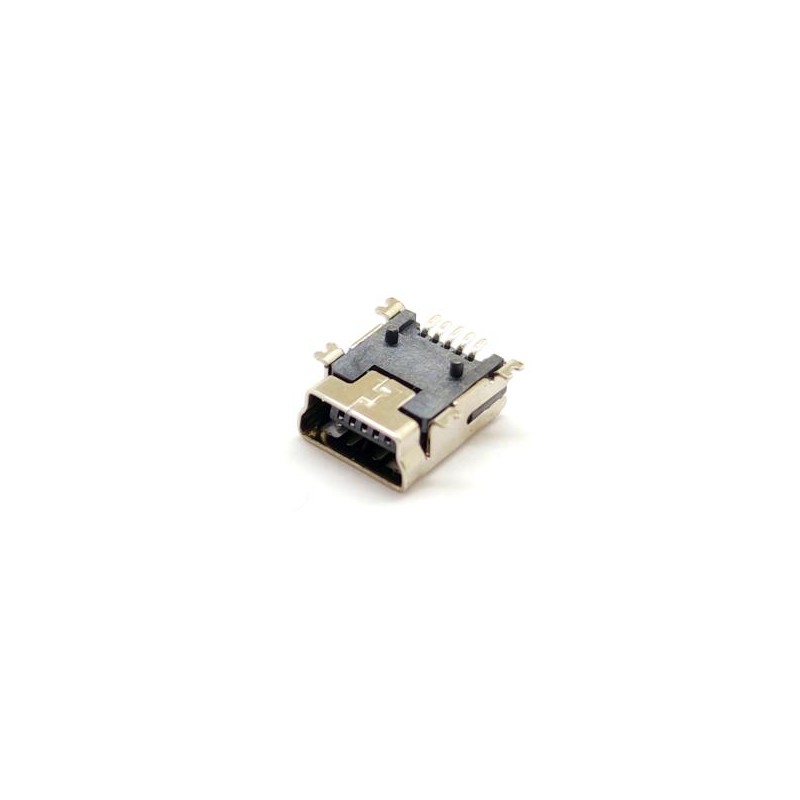 CONECTOR MINI USB SMD TIPO B PARA PCB 5 PINES HEMBRA