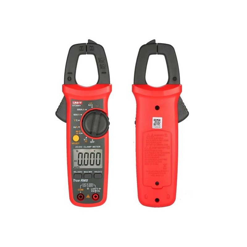 MULTIMETRO UT204+ PINZA AMPERIMETRICA DC/AC 600A PANEL SOLAR