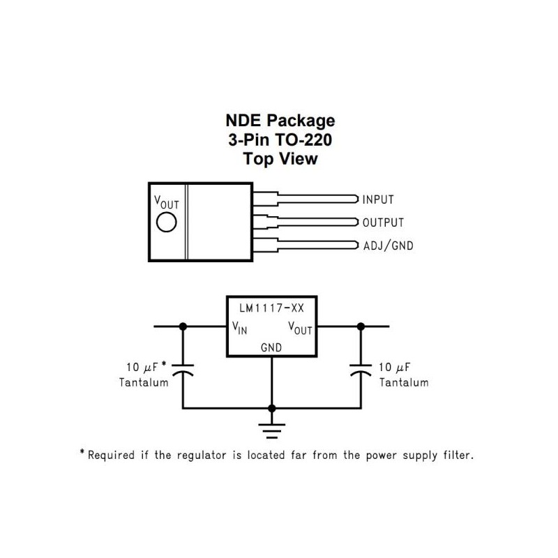 REGULADOR 3.3V LM1117T-3.3 800MA
