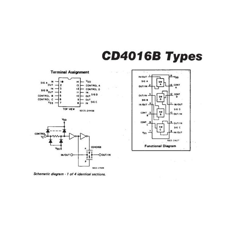 CD4016 SWITCH BILATERAL