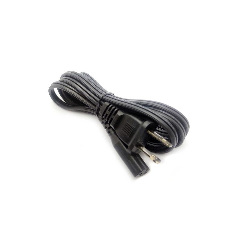 CABLE DE PODER 7A 125V 1.7 METROS TIPO GRABADORA PLANO