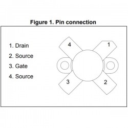 TRANSISTOR MOSFET N SD2941-10 175W PARA TRANSMISOR FM