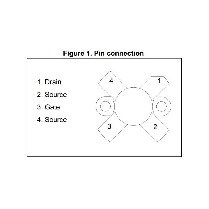 TRANSISTOR MOSFET N SD2941-10 175W PARA TRANSMISOR FM