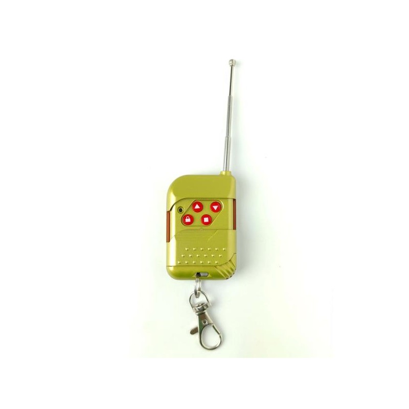 CONTROL REMOTO RF 4CH 433MHZ DORADO 1527 GARAJE PUERTA -12