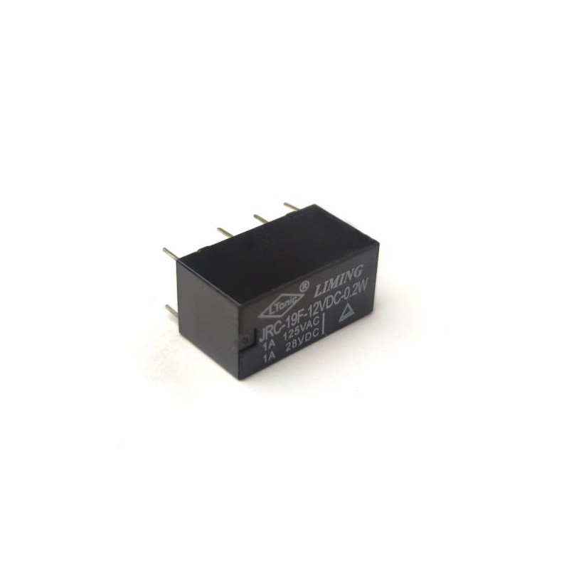 RELAY RELE RELEVO 12V 8PIN JRC-19F-12VDC-0.2W DOBLE