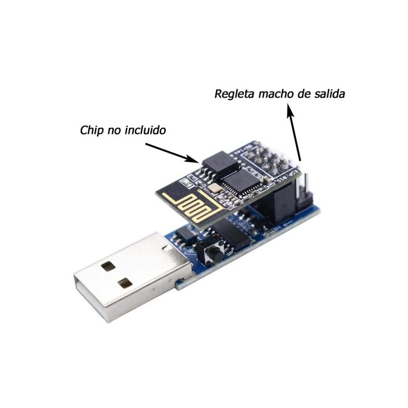 PROGRAMADOR CH340C USB ESP8266 ESP-01S ADAPTADOR ESP PROG V1 -5
