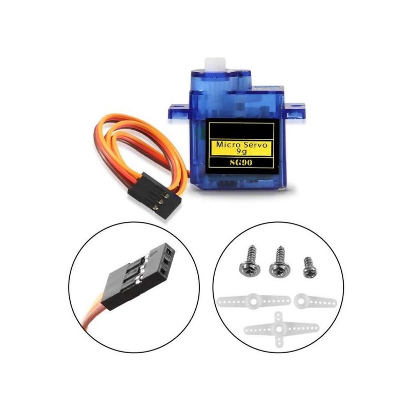 SERVOMOTOR SG90 MINI SERVO PIÑONERÍA PLÁSTICA