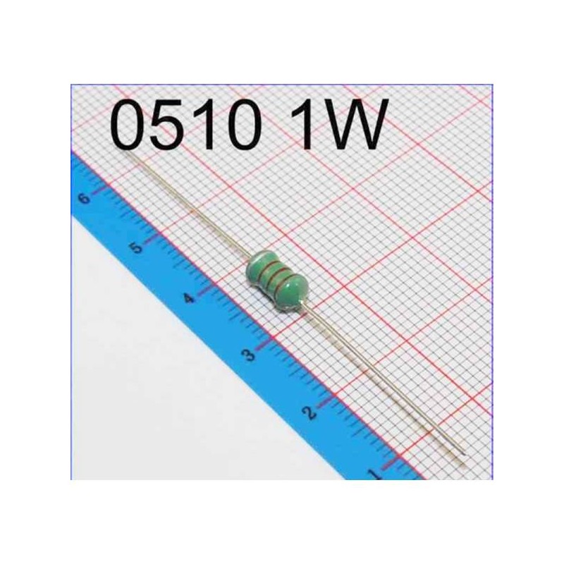 INDUCTOR 1W LGA0510 BOBINA TIPO RESISTENCIA