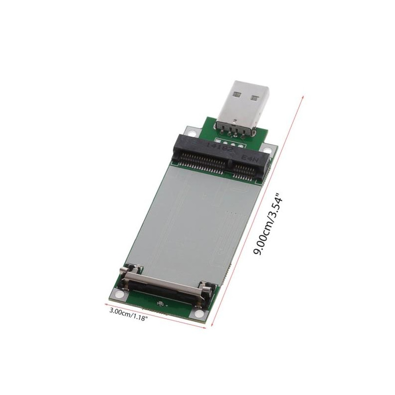 KIT MÓDULO 4G LTE SIM7600SA-H + ADAPTADOR PCIE A USB -10