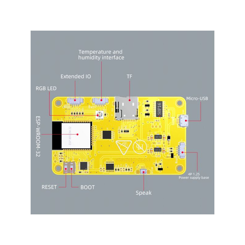 DISPLAY TFT LCD TOUCH 2.8" CON ESP32 WROOM WIFI BLUETOOTH