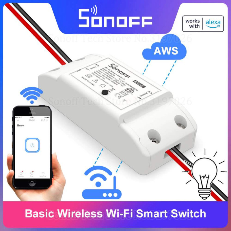 SONOFF BASIC R2 SWITCH INTELIGENTE WIFI