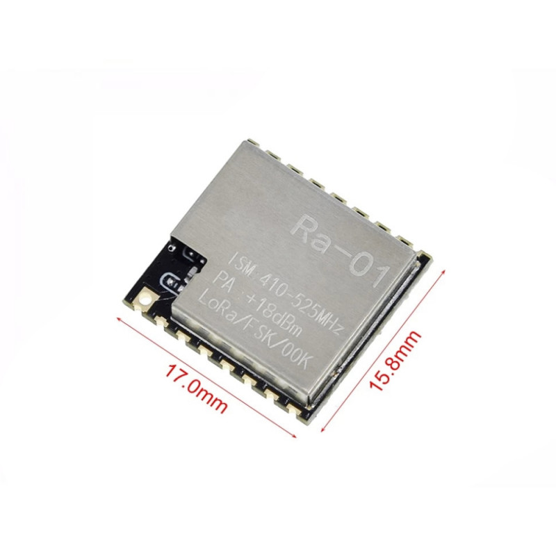MODULO TRANSCEPTOR RF LORA RA-01 SX1278 433MHZ 10KM + ANTENA