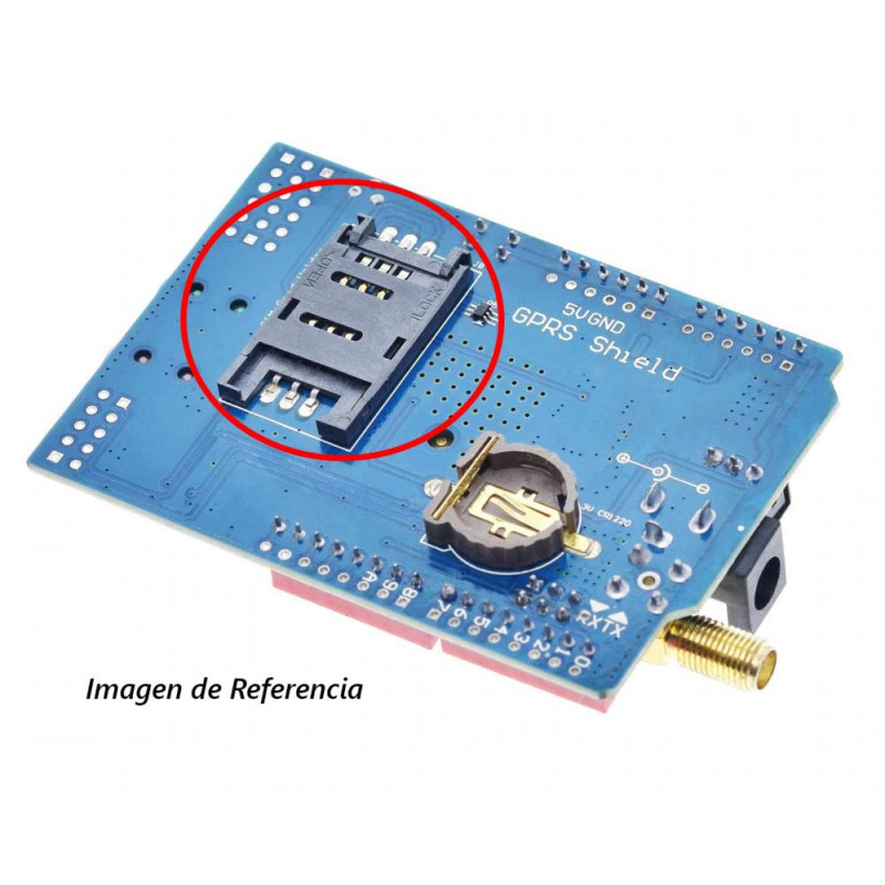 SOCKET SIM CARD GRANDE SLOT HOLDER SMD CONECTOR 6 PIN SIM900