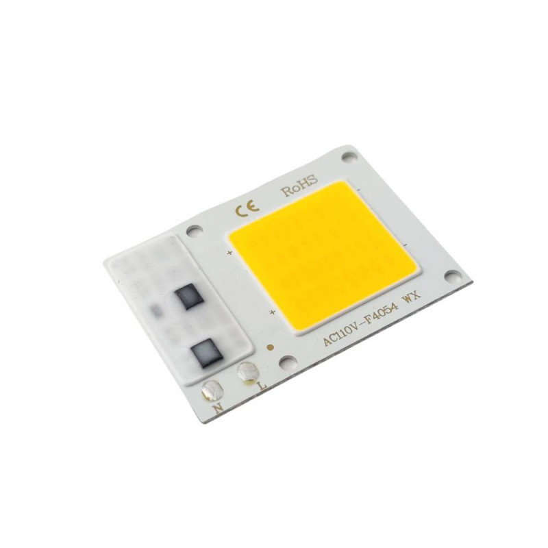 LED COB ALTA POTENCIA 10W 110VAC LUZ BLANCO CÁLIDO WARM