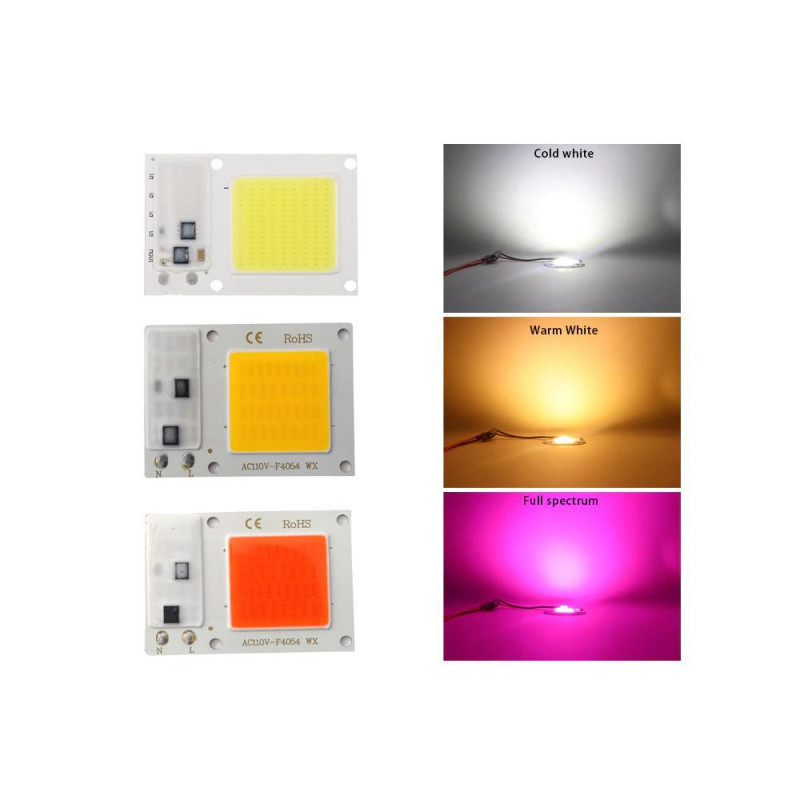 LED COB ALTA POTENCIA 25W 220VAC LUZ BLANCO FRÍO