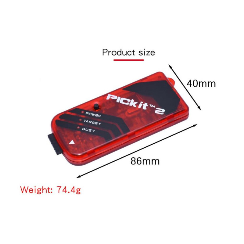 PICKIT 2 PROGRAMADOR DE MICRO CONTROLADORES PIC CLONE