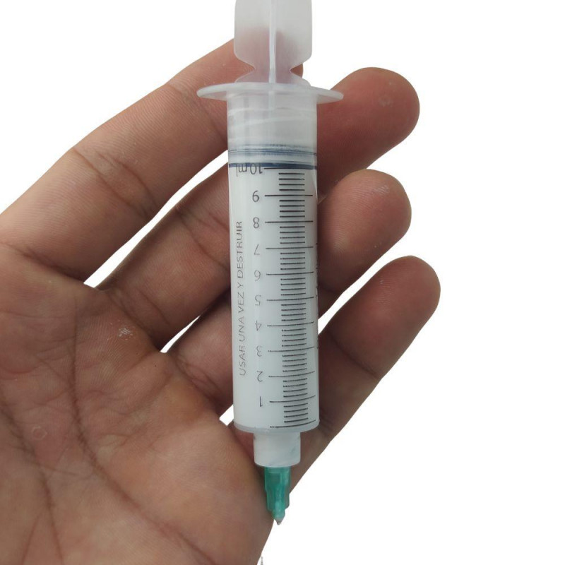 PINTURA UV ANTISOLDER PARA PCB CON DOSIFICADOR - BLANCO