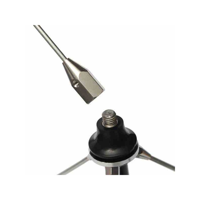 MODULO RF ANTENA PROFESIONAL GP ¼ PARA TRANSMISOR FM DE HASTA 50W CON CABLE
