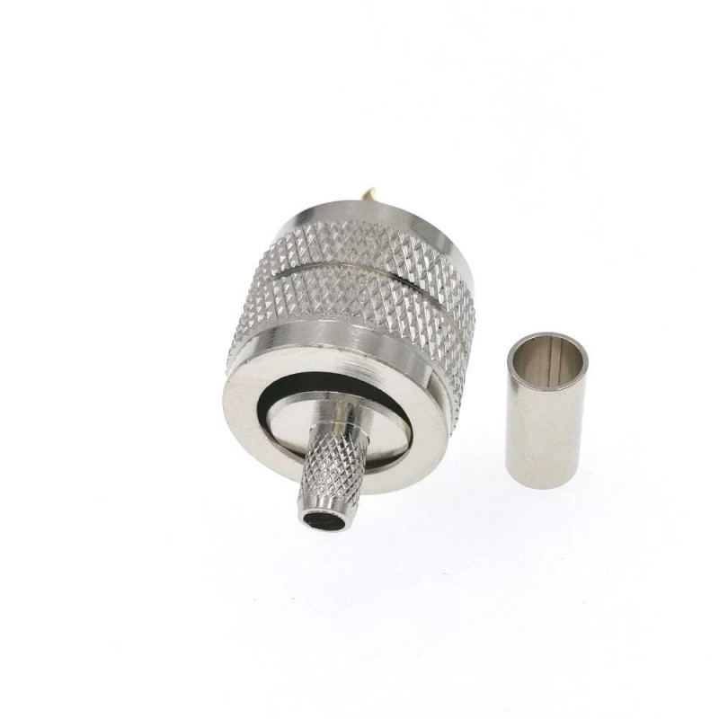 CONECTOR UHF MACHO CABLE RG58 RG142 LMR195 ANTENA FM 50OHM