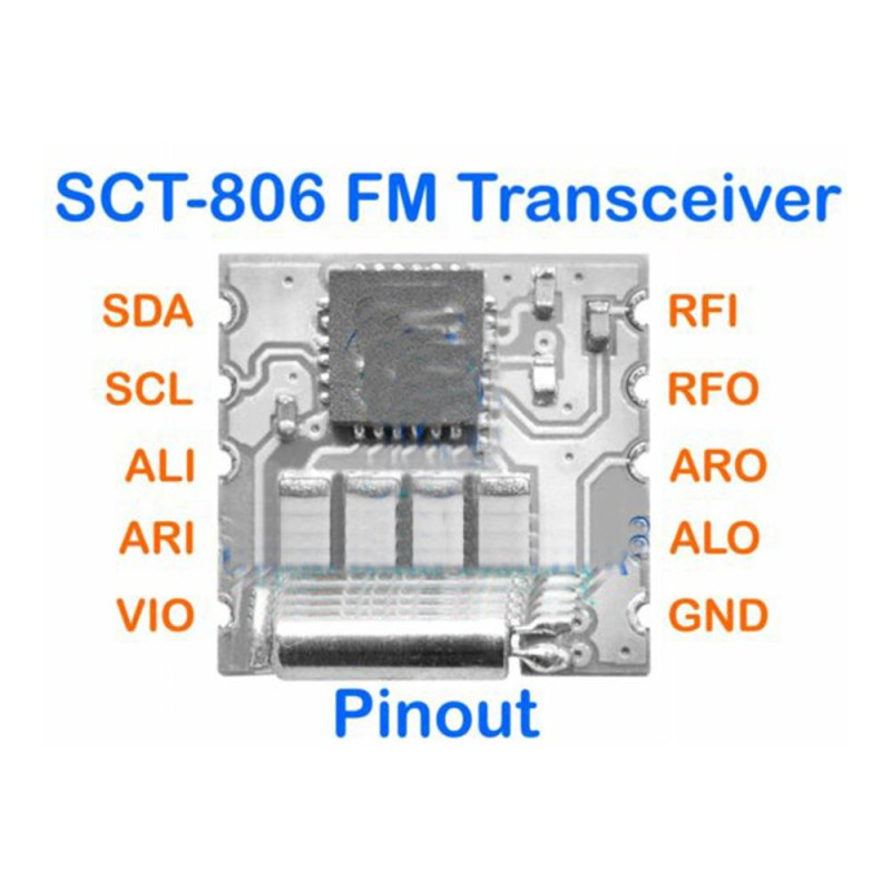 QN8006 RECEPTOR Y TRANSMISOR RADIO FM TEA5767 TRANSCEIVER