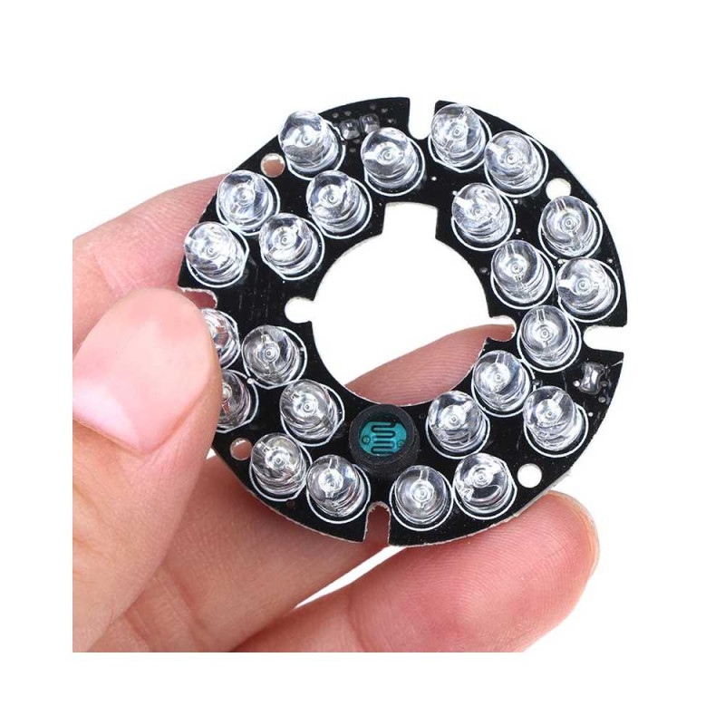 LUZ LED INFRARROJO CAMARA 90 GRADOS ESP32 CAM LUZ NOCTURNA