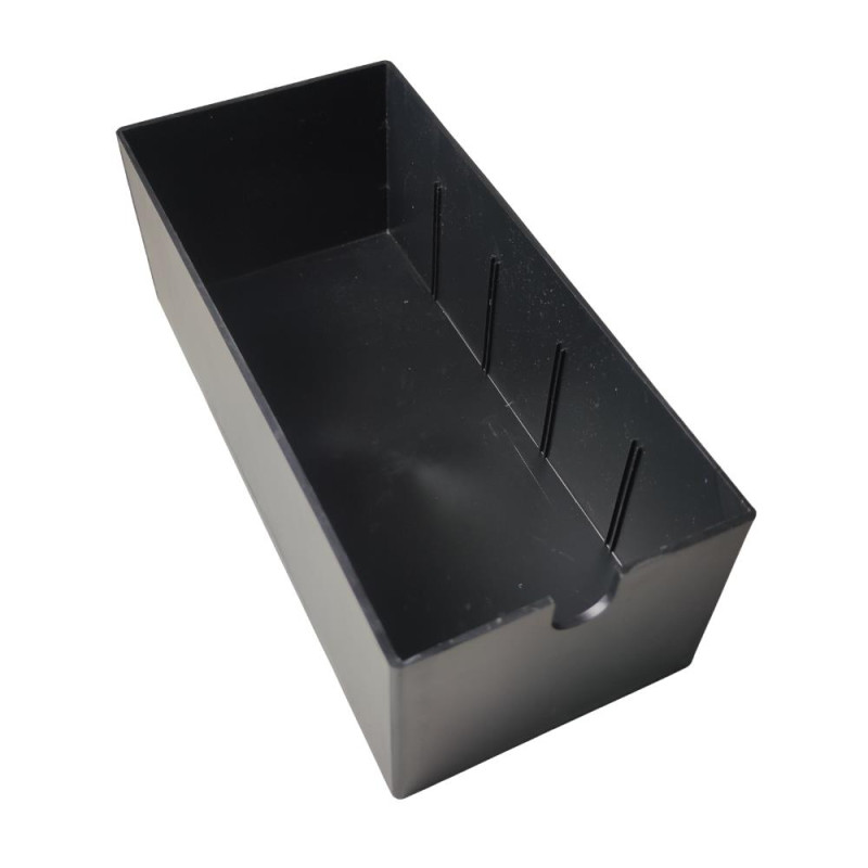 CAJA PLÁSTICA 25X12X9CM CON DIVISIONES TAPA SOPORTE MONTAJE