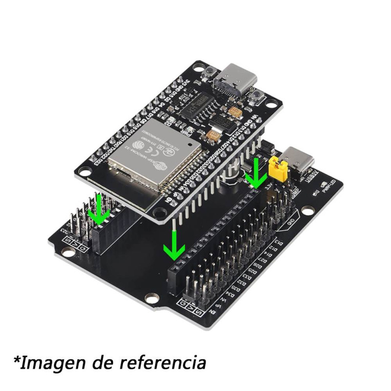 TARJETA EXPANSION ESP32 DEVKIT 38PIN SHIELD BOARD DESARROLLO