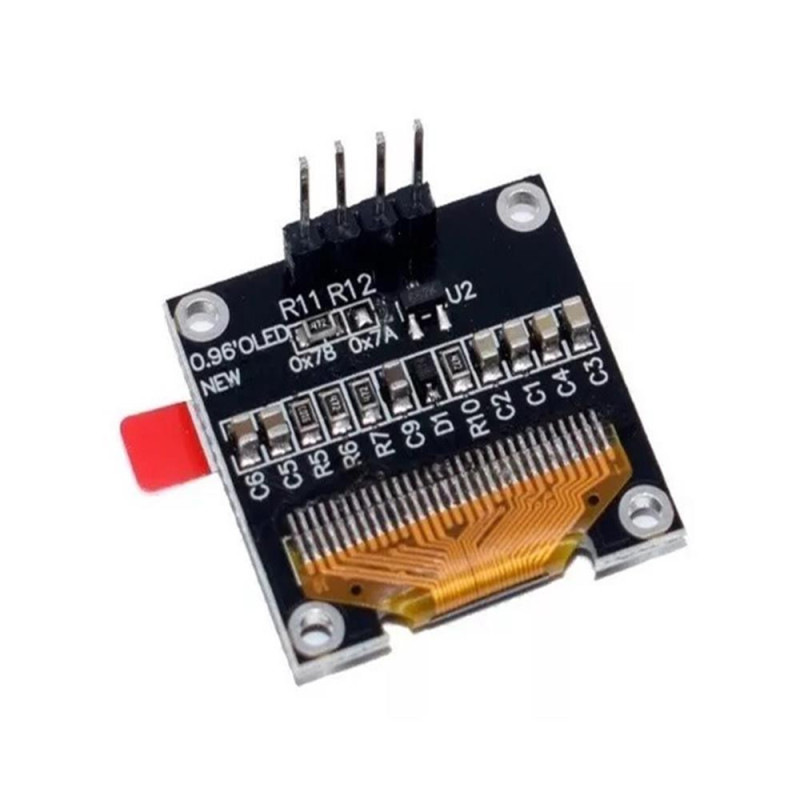 MÓDULO DISPLAY OLED 0.96" 4 PINES I2C COLOR BLANCO