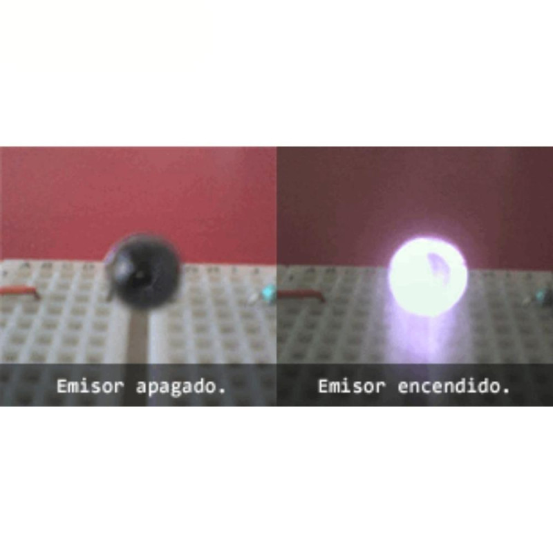 KIT LED INFRAROJO IR EMISOR TX + RECEPTOR RX