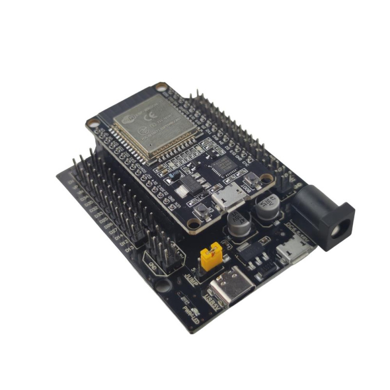 KIT ESP32 DEVKIT WROOM + TARJETA EXPANSION 30PIN SHIELD