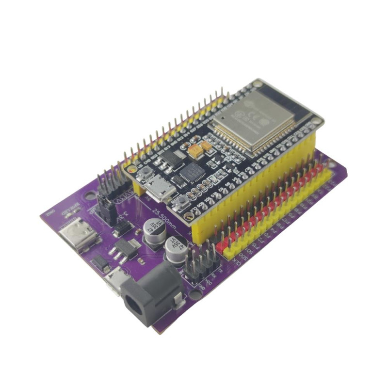 KIT DEVKIT ESP32S WROOM + TARJETA EXPANSION 38PIN SHIELD