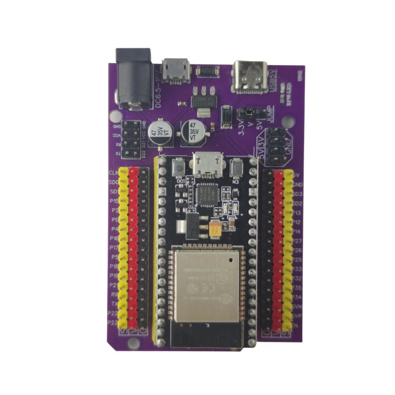 KIT DEVKIT ESP32S WROOM + TARJETA EXPANSION 38PIN SHIELD