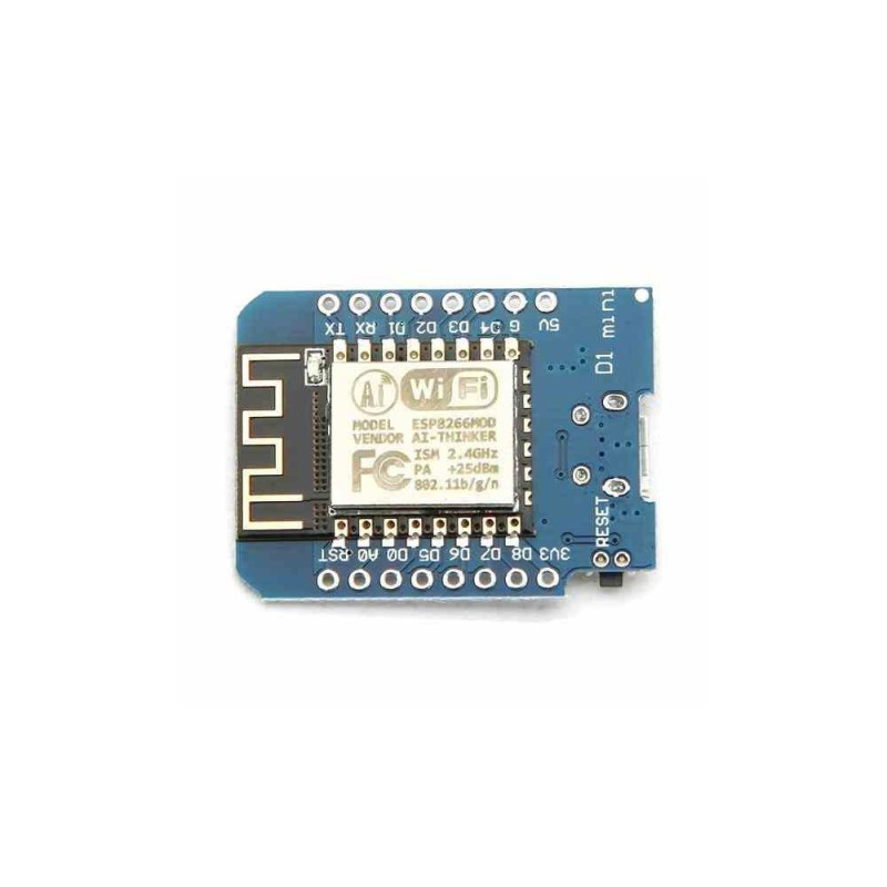 KIT WEMOS D1 MINI WIFI ESP8266 + SHIELD PANTALLA OLED 0.66