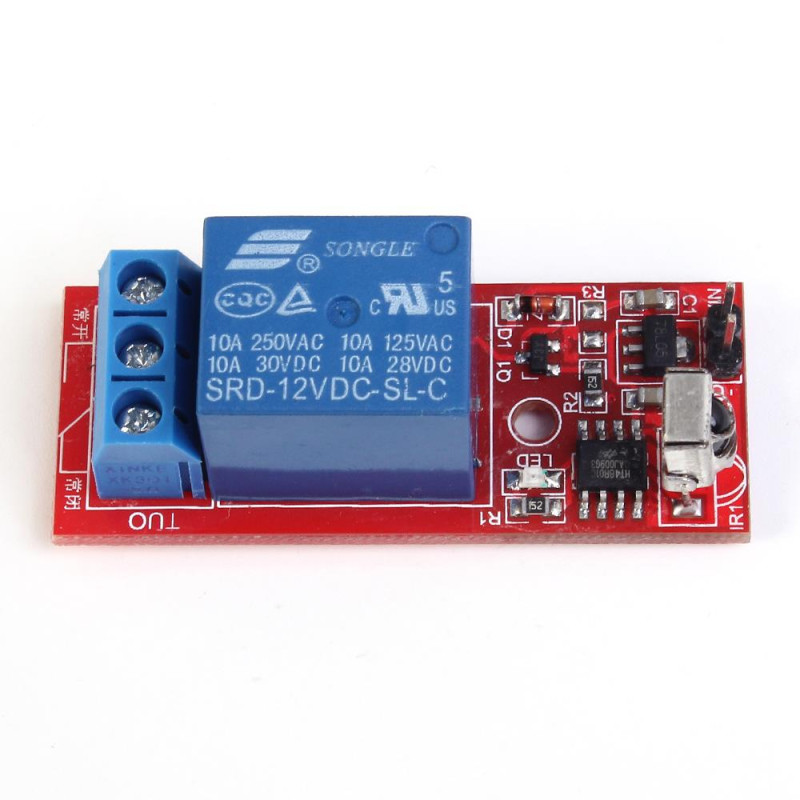 MODULO RELE IR 1CH 12V INFRARROJO CONTROL REMOTO ALEXA HOME