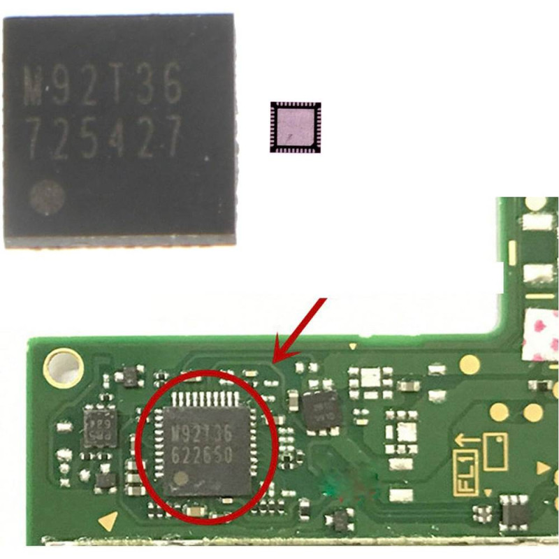 M92T36 CHIP IC CONTROLADOR DE CARGA PARA NINTENDO SWITCH
