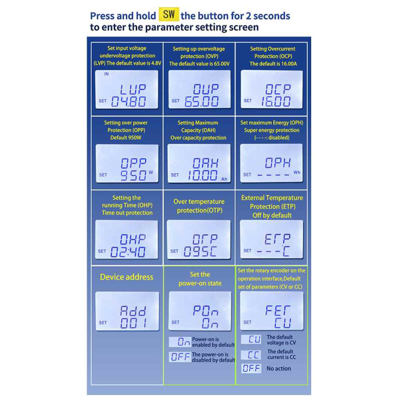XY6020L FUENTE VOLTAJE ESTABILIZADO CNC REDUCTOR 20A 1200W