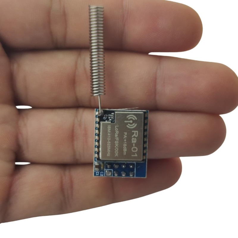 TRANSCEPTOR RF LORA RA-01 V4.0 SX1278 433MHZ 10KM + ANTENA
