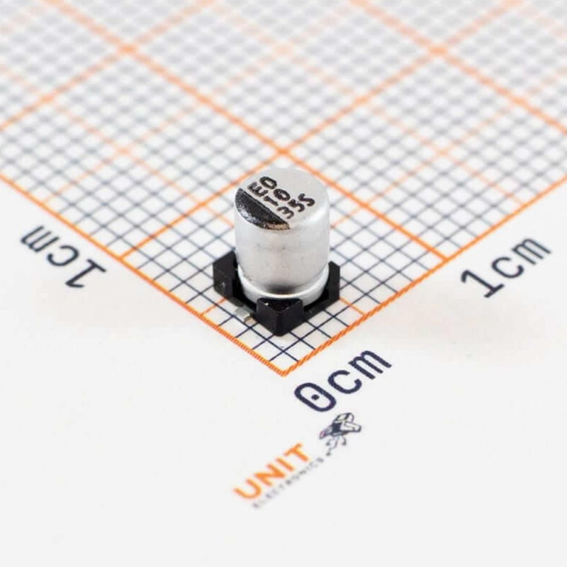 CAPACITOR ELECTROLITICO SMD 10UF 35V FILTRO CONDENSADOR