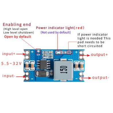 REDUCTOR DC 3.3V 5A MINI560 PRO BUCK REGULADOR CONVERTIDOR