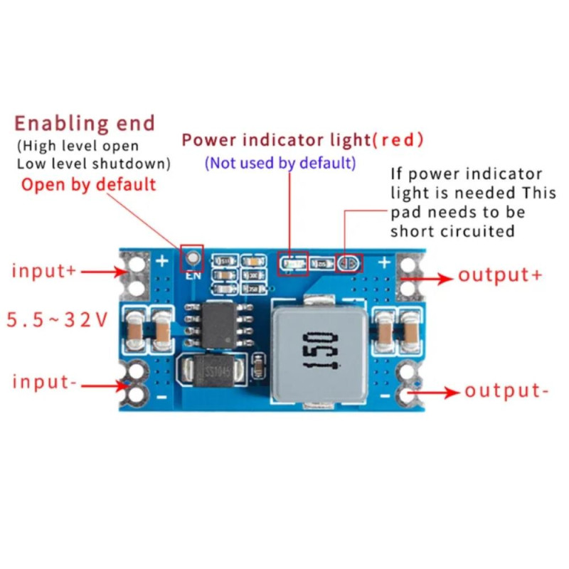 REDUCTOR DC 12V 4A MINI560 PRO BUCK REGULADOR CONVERTIDOR