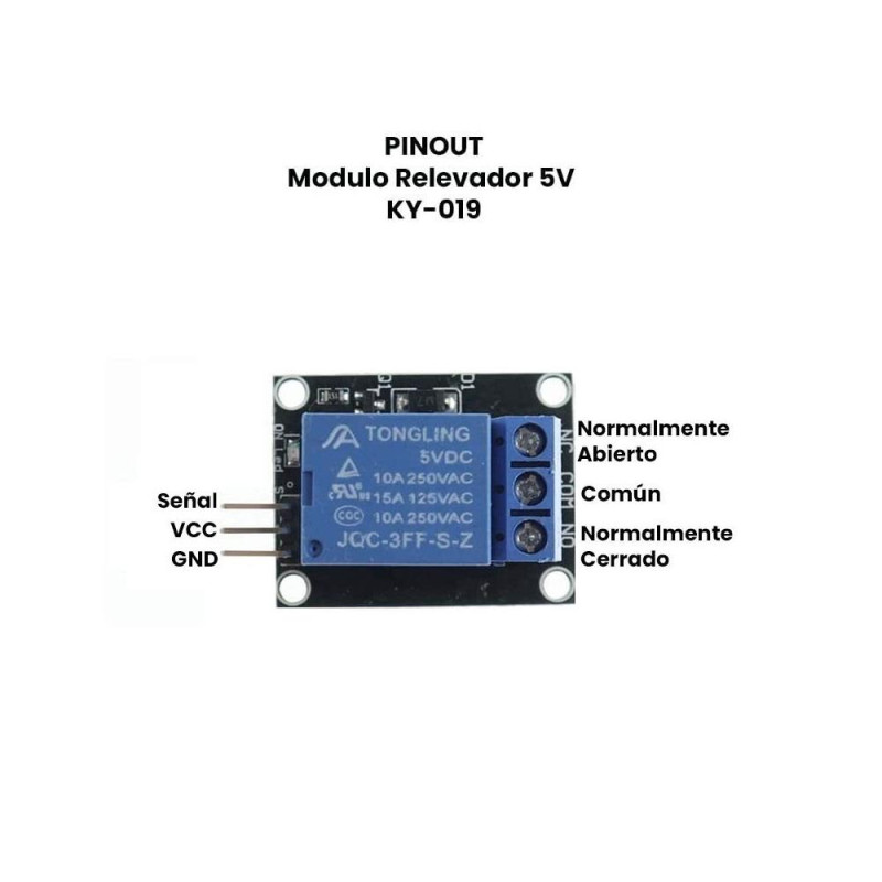 MODULO RELE MINI DE 1 CANAL 5V 1CH
