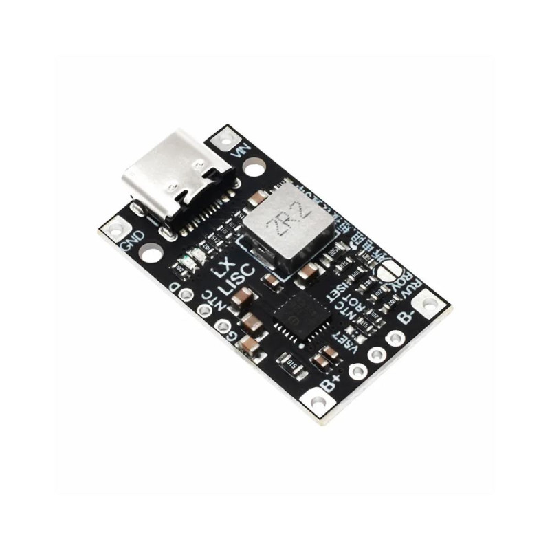 BMS 2S CARGADOR BATERIA 18650 SERIE BALANCEADO USB TIPO C