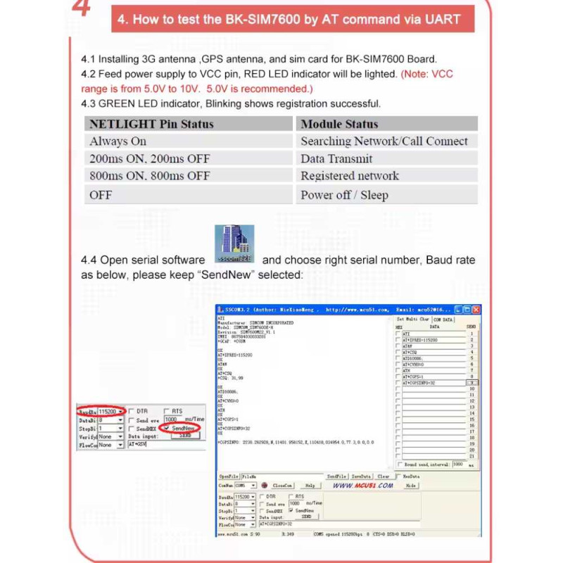 SIM7600G-H MODULO 4G LTE GLOBAL CAT4 SMS + GPS + LLAMADAS