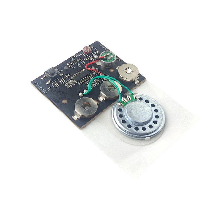 MODULO GRABACION DE VOZ AUDIO 30S LUZ FOTORESISTENCIA LDR