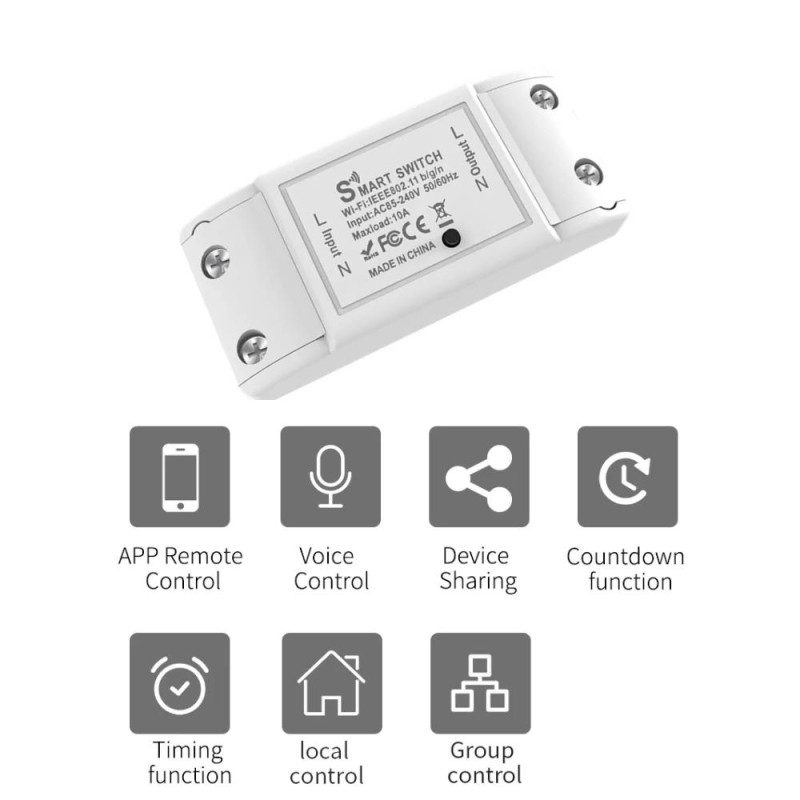 SMART SWITCH INTERRUPTOR INTELIGENTE TUYA WIFI ALEXA GOOGLE