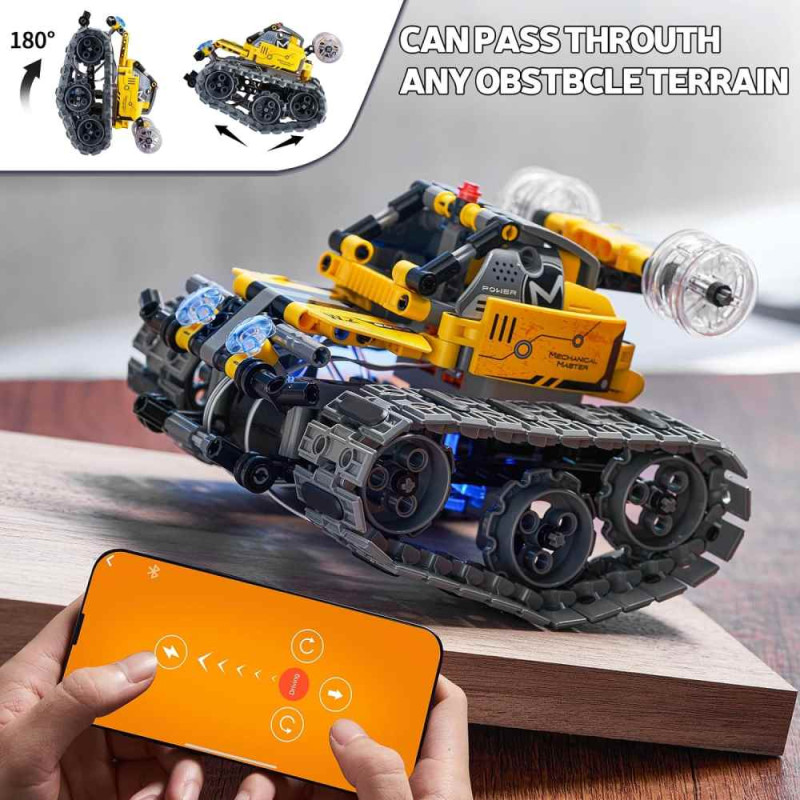 ROBOT EDUCATIVO KIT ARMAR 4 EN 1 WALLE ORUGA CONTROL APP