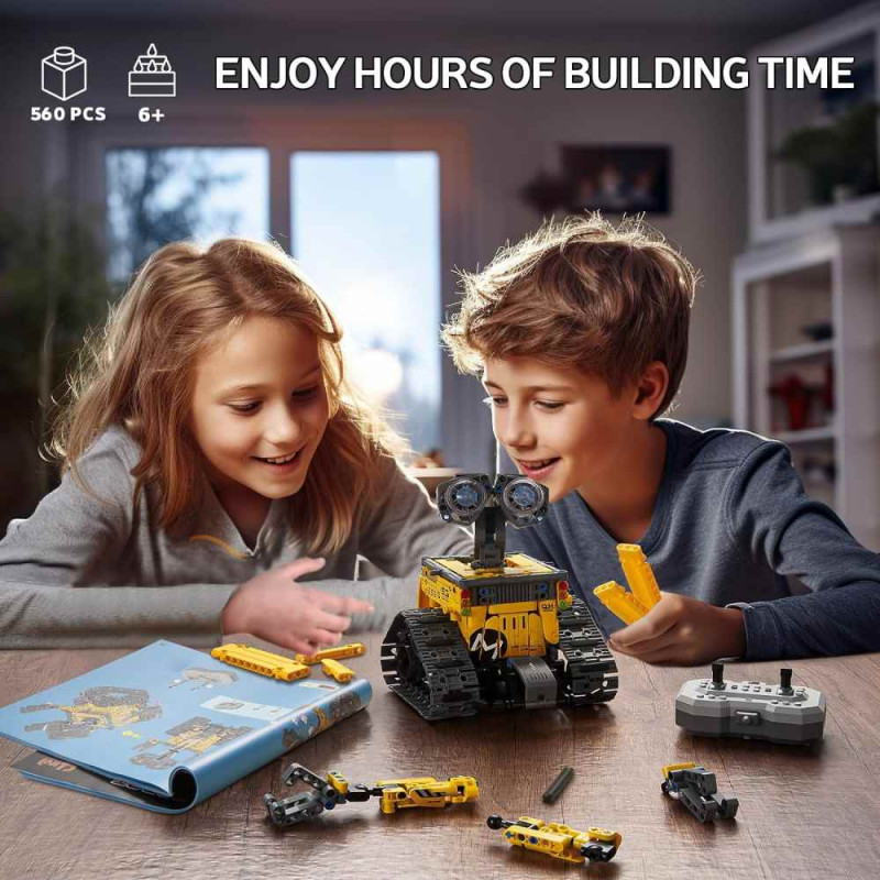 ROBOT EDUCATIVO KIT ARMAR 4 EN 1 WALLE ORUGA CONTROL APP